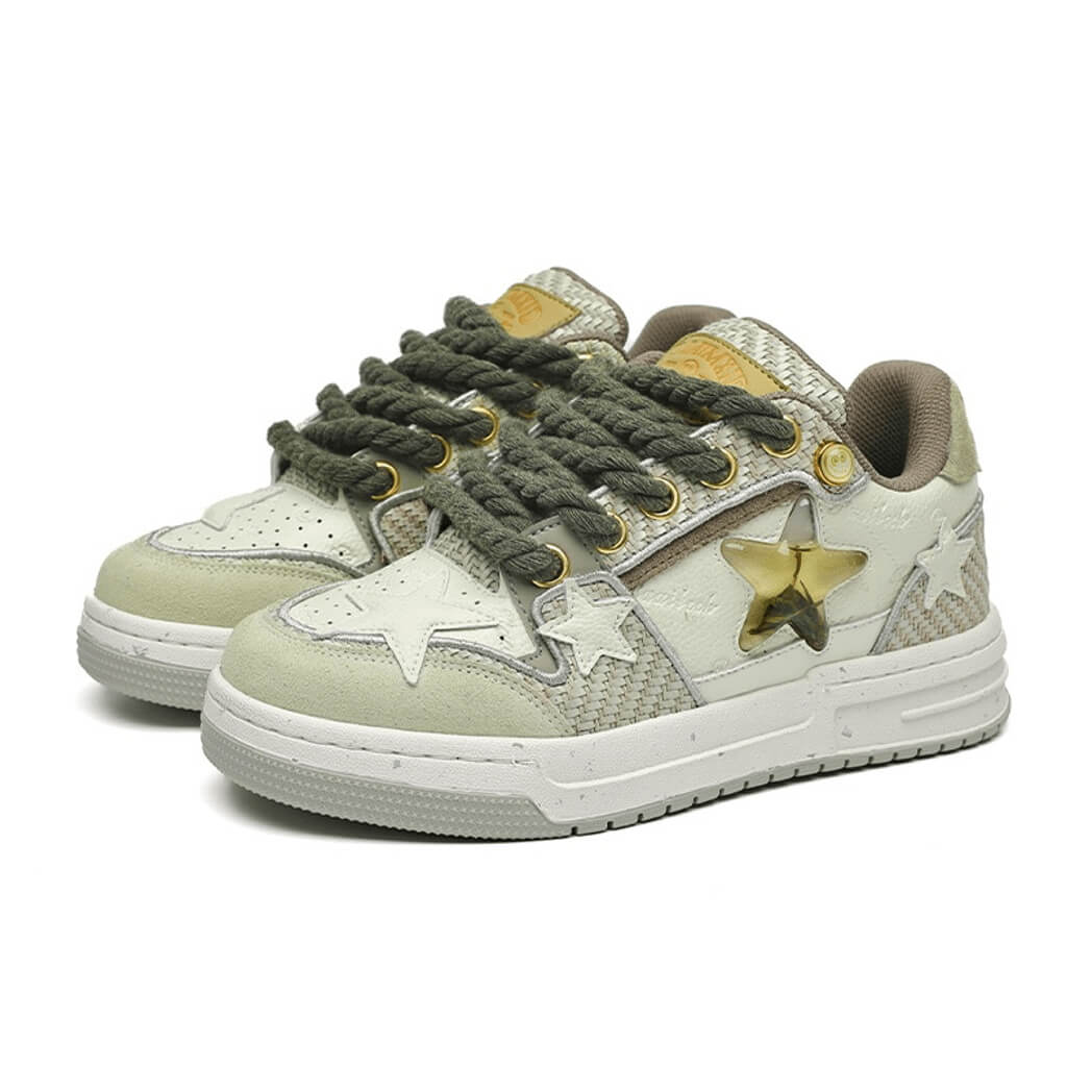 Kaalixto™ Green Tea Star Sneakers – ALLGOAL