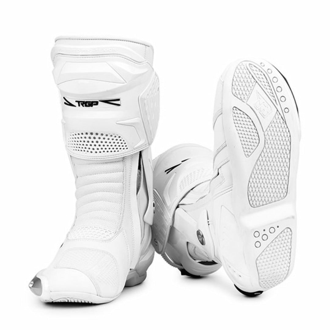 White Motorcycle Boots Waterproofing TR – ALLGOAL