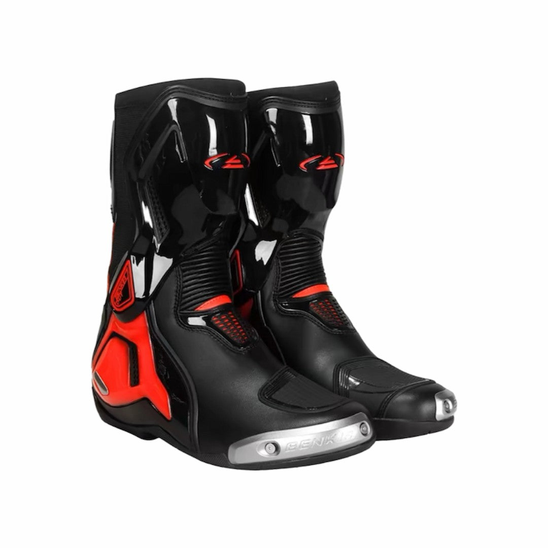 Allgoal White Motorcycle Riding Boots – ALLGOAL